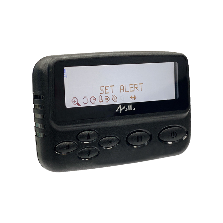 Apollo Pilot AP900 Alphanumeric Pager Caller ID 6 Key Navigation